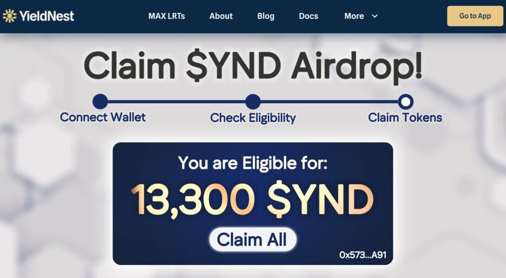 YieldNest Mengumumkan Airdrop Berhadiah Token $YND - Stardrops Asia